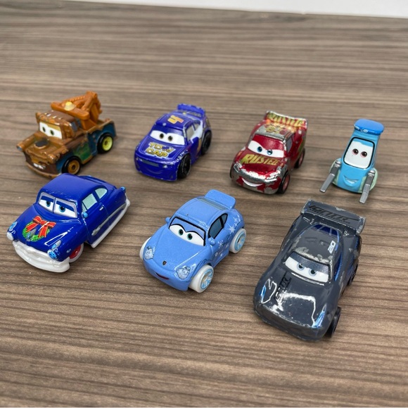 Disney | Toys | Disney Pixar Cars Mini Racers Diecast Lot Of 7 Includes ...